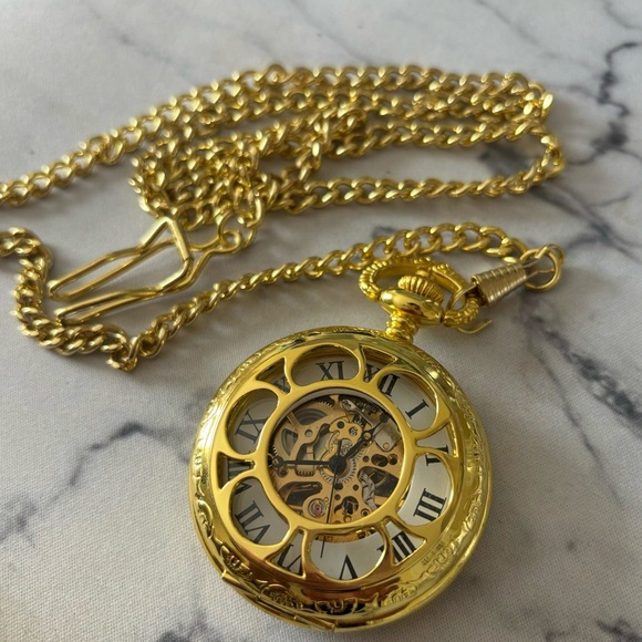 Accessories | Kansas City Pocket Watch In Gold | Poshmark